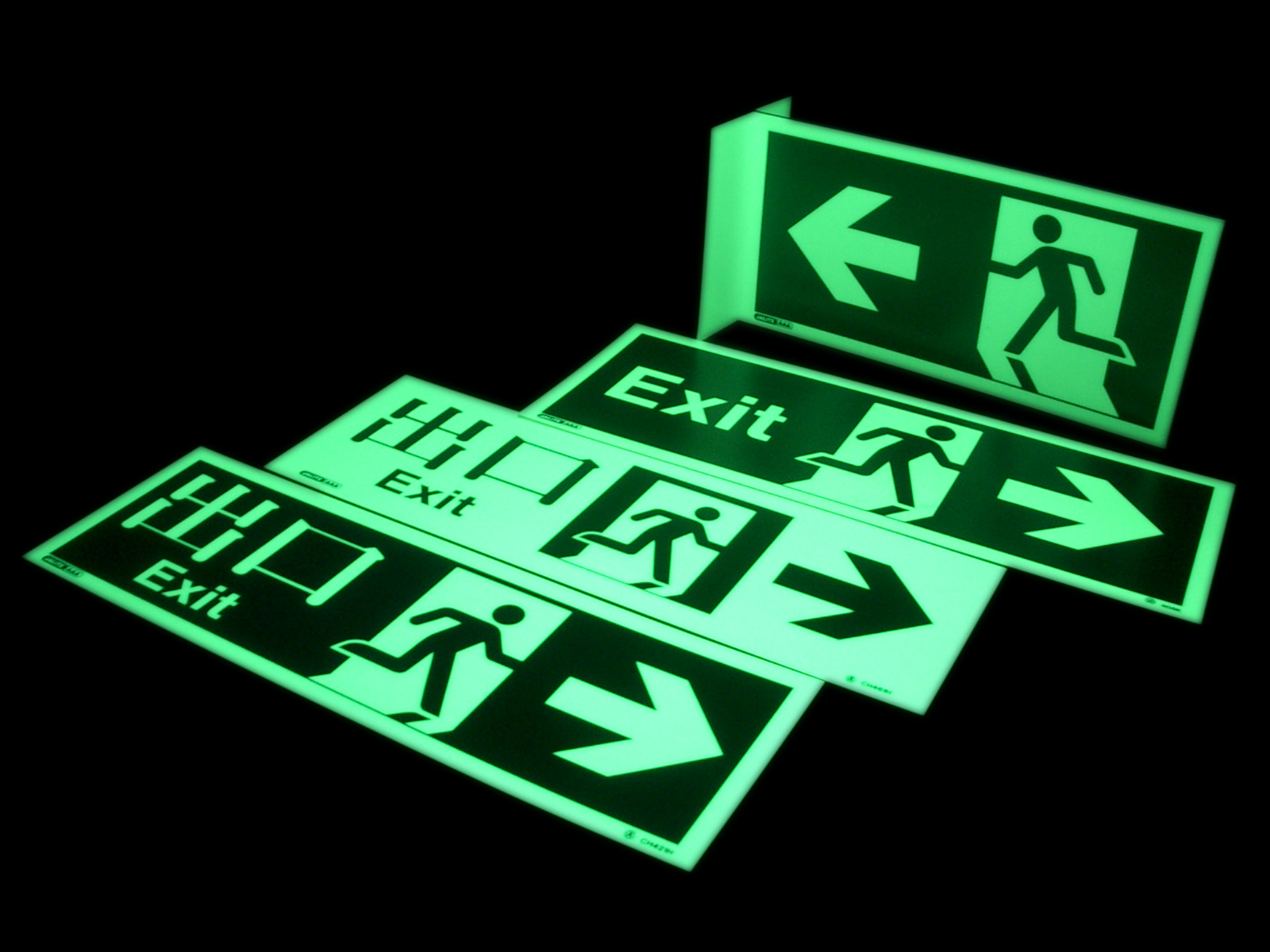 Photoluminescent Exit Signs